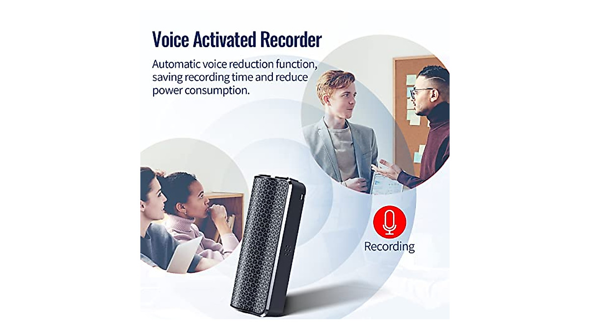 JNN Digital Voice Recorder - 500H Battery Life