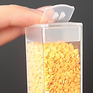 Bulk Diamond Painting Storage Container, Plastic Bottles Sequins Crafts Storage Organizer for Crystal Beads Studs