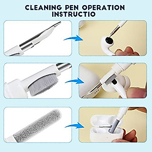 OOTSR 3 Pairs Replacement Ear Tips for AirPods Pro/AirPods Pro 2,Silicon Ear Tips with 2 Pcs Cleaning pens,Earpads for Airpod pro(S/M/L)