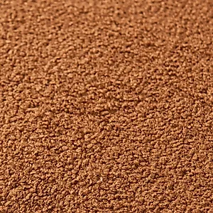 WILLIAMSPACE 104.3" Sponge Sectional Sofa Couch Floor Sofa for Living Room, Modern High Density Cloud Couch, Modular L-Shaped Sofa with Chaise Lounge for Small Space, Lamb Bouch Fabric (Orange)