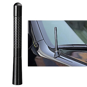 Bingfu Car Radio Antenna Mast Carbon Fiber Truck Antenna Replacement for Ford F150 Raptor F250 F350 F450 Super Duty, Dodge RAM 1500 2500 3500, Toyota, Nissan, Jeep