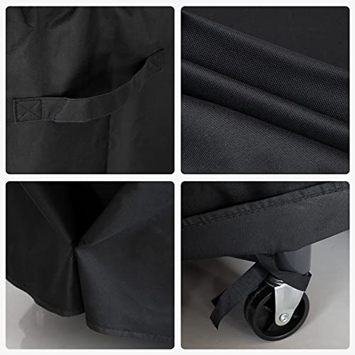 ProHome Direct Heavy Duty 600D Polyester Griddle Cover for Cuisinart 360° XL Griddle Outdoor Cooking Station,UV and Water Resistant Griddle Cover, Black