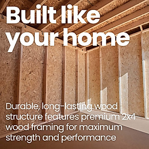 Handy Home Products Hudson 12x16 Do-it-Yourself Wooden Storage Shed