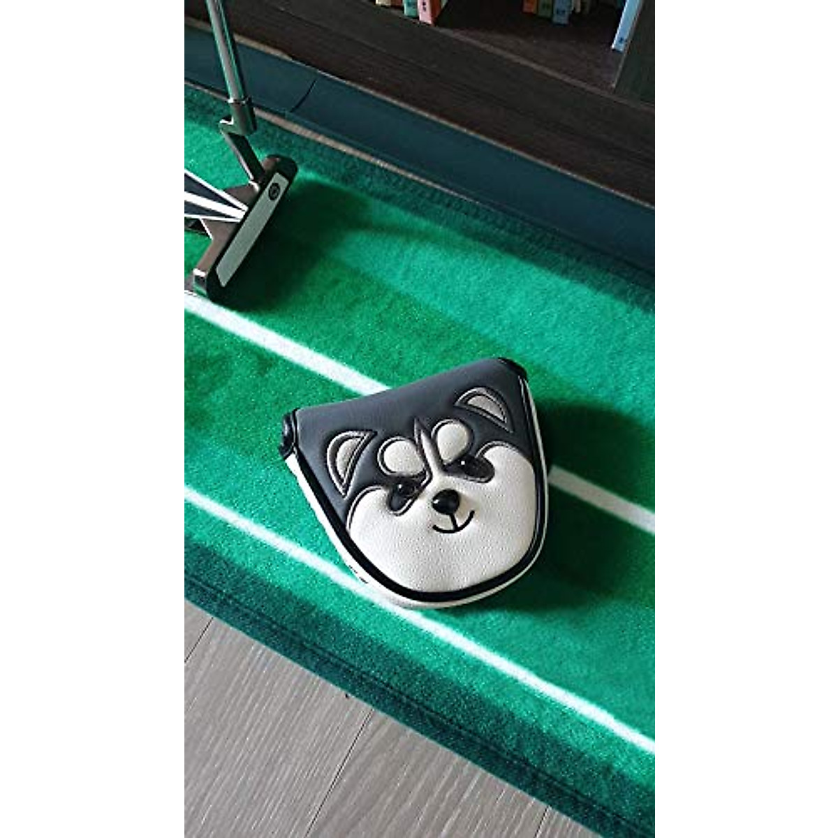 HISTAR Golf Mallet Putter Head Corver Husky Cartoon Animal Golf Cover