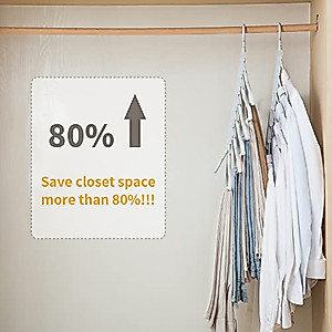 Juntaiher Coat Hangers Pants Hangers Space Saving for Closet Organizer Scarf Hangers Multifunctional Clothing Rack Clothes Hangers Closet Organization