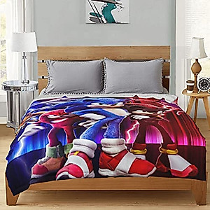 Cartoon Game Movie Blanket, Soft Anime Bed Throw Blanket Home Decor for Bedding Couch Sofa All Seasons Throw Blankets - 3 50"X 40"