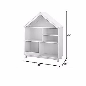 Classic Brands Jack & Jill Kids Home Bookcase, White