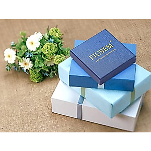 Fiusem Silver Tone Cuban Link Chain for Men, 5mm Mens Chain Necklaces, Stainless Steel Chain Necklaces for Men Women and Boys, 20 Inch