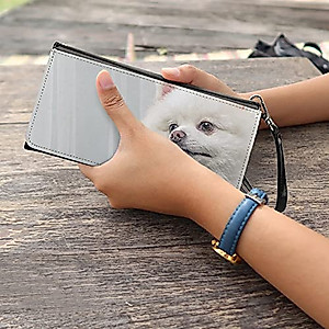 Sublimation Heat Transfer Wallet Blank, Fashion Ladies Leather Clutch Wallets, Large Capacity Secure Buckle Leather Clutch Wallet, Wristlet Bag, DIY Craft Long Purse for Women Girl Gift