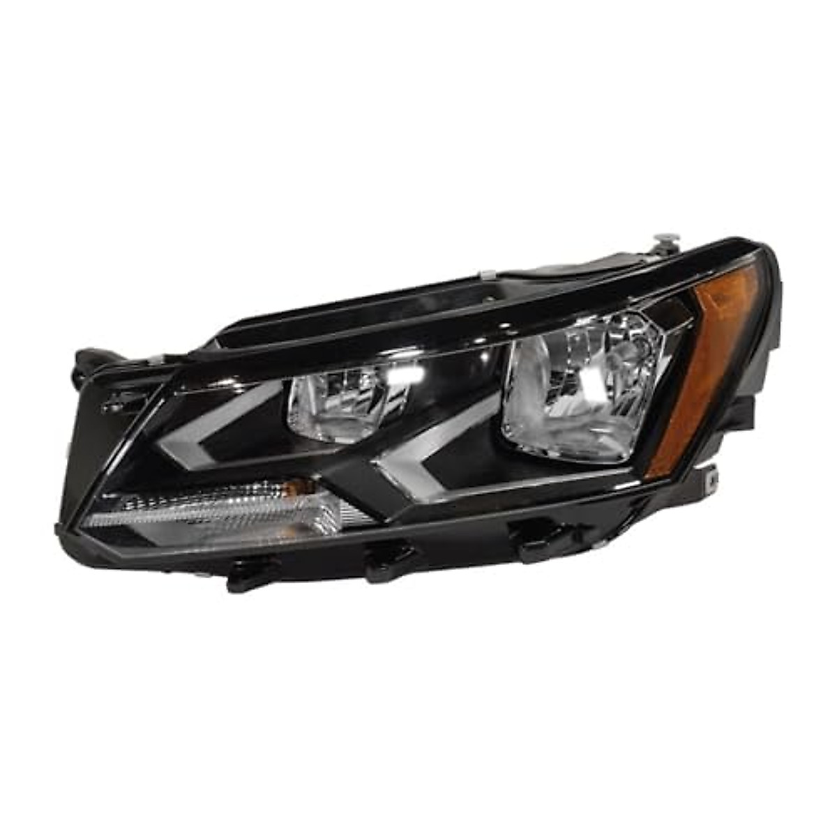 Hyiccoes Headlight Left Driver Side Clear Lens Driving Head Light Headlamp Hand for VW for Passat Trendline 16 18 & Comfortline/Highline//S/SE 16-18 561941005F 16802811