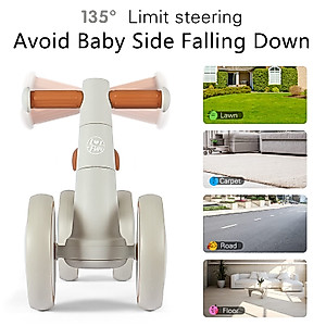 LOL-FUN Baby Balance Bike 1 Year Old, Toys for 1 Year Old Boy and Girl Gifts, Boy First Birthday Gift for One Year Old