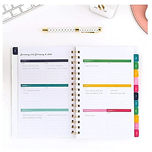 At-A-Glance Emily Ley 2023 Simplified Planner Weekly/Monthly 8.5" x 5.375", Floral