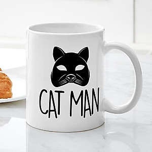 CafePress Cat Man Ceramic Coffee Mug, Tea Cup 11 oz