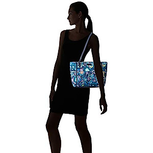 Sakroots womens Bag in Eco-twill, Large & Roomy With Zip Closure, Sustainable Durable Design, Lining Made fro tote, Royal Blue Seascape, One Size US