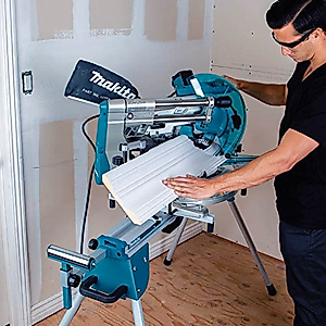 Makita LS1219LX 12" Dual-Bevel Sliding Compound Miter Saw with Laser and Stand