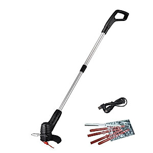 Electric Grass Trimmer Cordless Weed Eater Weed Wacker Waterproof Grass Cutter Machine Electric Lawn Trimmer Garden Tools - (Color: Trimmer)