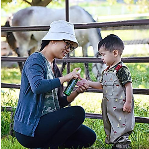 Bug Soother Spray (2, 8 oz) - Natural Insect, Gnat and Mosquito Repellent & Deterrent - DEET-Free - Safe Bug Spray for Adults, Kids, Pets, & Environment - Made in USA - Includes 1 oz. Travel Size