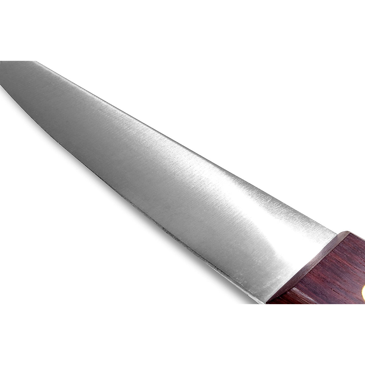Seki Japan Masahiro Japanese Professional Boning Knife Round Type, 150 mm (5.9 inch), Japanese Carbon Steel Kitchen Cutlery, Chef Knives with Rose Wood Handle for Home Kitchen & Restaurant