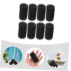 GANAZONO 40 Pcs Filter Cotton Filter Intake Strainer Fish Tank Pre- Filter Guard Pool Vacuum Hose Connector Pool Sweep Aquarium pre Filter Pool pad Water Inlet Cover Protection 304 Network