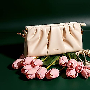 SINBONO Shoulder Bag, Evelyn Handbags Clutch Zipper Closure Small Purse with Adjustable Straps for Women