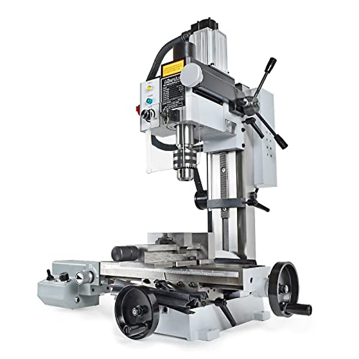 MicroLux® High Precision Heavy Duty R8 Miniature Milling Machine Only “True Inch” machine on the market, Powerful brushless 500W motor with more torque