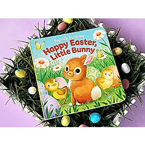 Happy Easter, Little Bunny Lift-a-Flap & Pop-Up Surprise Children's Board Book, Ages 2-6
