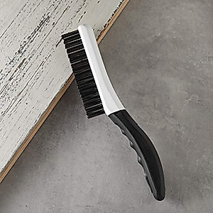 Amazon Basics 4 x 16 Soft Grip, Shoe Handle Style, Carbon Steel, Wire Brush