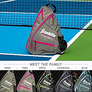 Franklin Sports Pickleball Bags - Pickleball Sling Bag Backpack for Gear + Equipment - Pickleball Bag for Men + Women - Holds Paddles, Pickleballs + Accessories - Official US Open Pickleball Bag