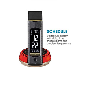 Ottlite Wellness Series Wireless Charging Lamp -Black & Gold