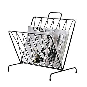 Magazine & Newspaper Baskets Magazine Rack Newspaper Rack Information Rack Brochure Book Display Stand Study Desktop Finishing Bookshelf Creative Wrought Iron Rack