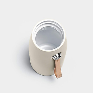 Livana 16 oz. SilkSip™ Insulated Water Bottle - Like Drinking from a Glass Water Bottle - The HydraGlow (Stone)