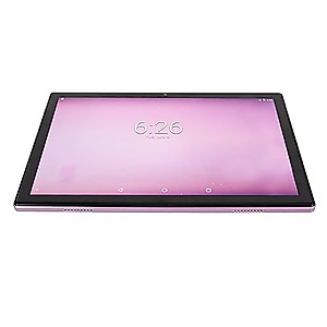 DAUZ FHD Tablet, 10.1 Inch Tablet 100-240V 5G WiFi 4G Network Supports Fast Charging 8GB RAM 256GB ROM for Android 12 for Reading (US Plug)