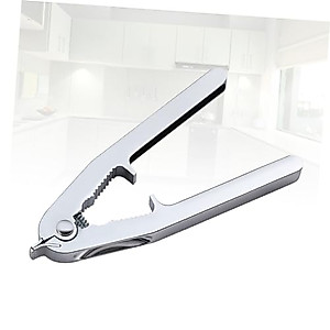 VOSAREA Clam Opening Tool Meat Grinder Clam Opening Pliers Clam Opener Clam Opening Clip Clam Pliers Silver