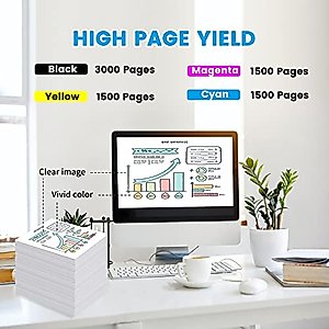 BINKSYLER LC3019XXL Compatible Ink Cartridge Replacement for Brother LC3019 LC3019XXL LC3017 LC3017XXL High Yield Use with MFC-J5330DW MFC-J6530DW MFC-J6930DW MFC-J6730DW Printers(4BK,2C,2M,2Y)10 Pack