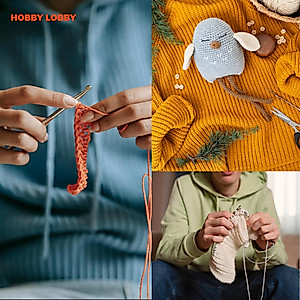 I Love This Yarn 4 - Medium Yarn for Crocheting & Knitting – Soft Yarn Skein – 355 Yards of Acrylic Yarn for Crocheting Blankets, Hats, & More – Craft Supplies for Handcrafting Accessories, Cranberry