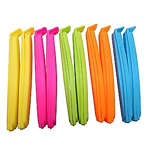 Dianoo 20PCS Food Sealing Clips for Kitchen, Seal Sealing Bag Clips, 11.5CM (Random Colors)