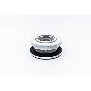 FibroPool Pool Return Jet Kit - Complete with Fittings, Eyeball Assembly, Clamp, Gaskets and PTFE Thread Tape - Compatible with Above Ground Pools