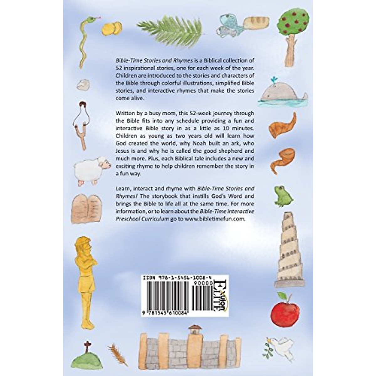 Bible Time Stories and Rhymes: 52 Bible Stories and Interactive Rhymes (Hardcover Book)