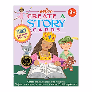 eeBoo: Fairytale Mix Ups, Create A Story Pre-Literacy Cards, 36 Flash Cards, Encourages Interactive and Imaginative Play, for Ages 3 and up