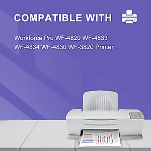 822XL Ink Cartridge Myink Remanufactured Replacement for Epson 822XL 822 use with Workforce Pro WF-4820 WF-4833 WF-4834 WF-4830 WF-3820 Printer
