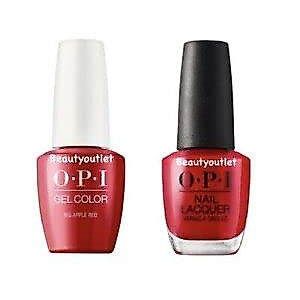 XPRESS ECOMMERCE NAIL ART STICKER WITH MATCHING GEL AND NAIL POLISH SIZE 15ML - 0.5 FL OZ COLOR: Big Apple Red