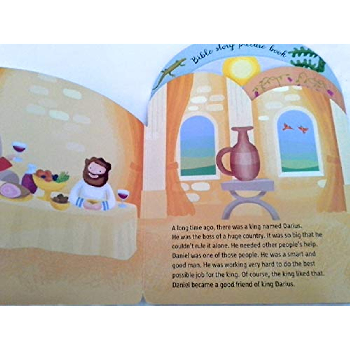 Greenbrier International Bible Story Picture Books: Story of Daniel, Moses, Jonah & Noahs Ark Board Books - Set of 4