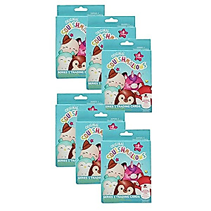 Squishmallows Official Kellytoy Series 1 Trading Cards (Pack of 6)