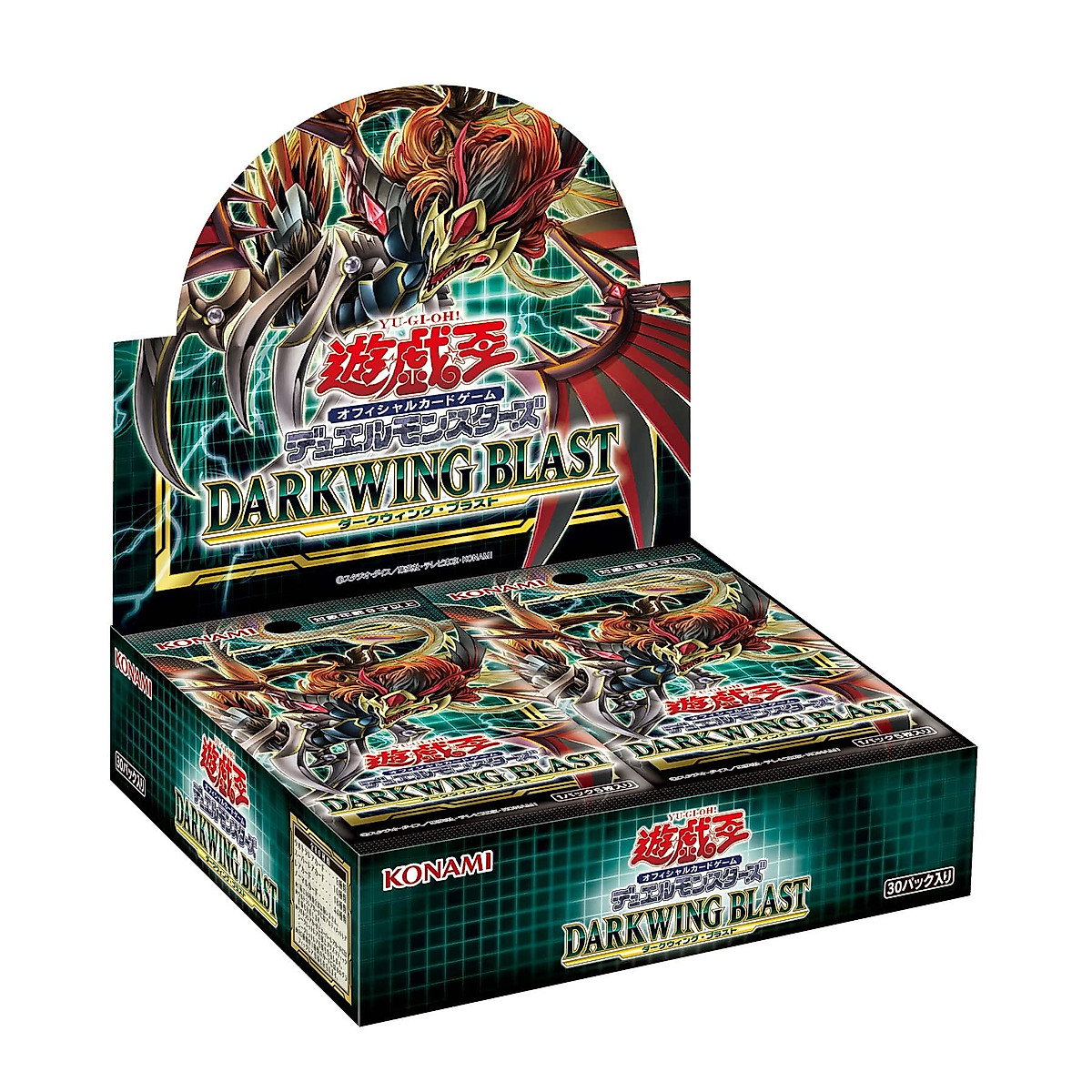 OCG Duel Monsters Trading Cards Darkwing Blast Box First Limited Edition Included Plus 1 Bonus Pack Factory Sealed Japanese (1 Box)