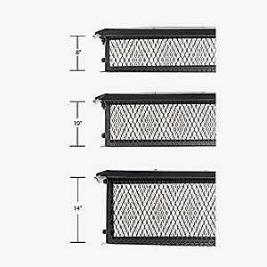 HY-GUARD HGB14268 Multi-Flue Chimney Cap, 14" x 26" x 8" Height, Galvanized Steel