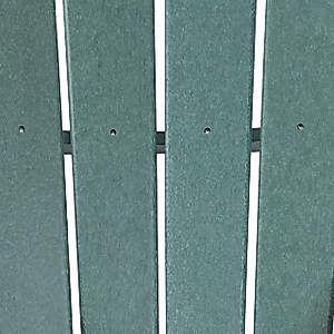 Sunnydaze Folding All-Weather Adirondack Chair - for Patio or Yard - 300-Pound Capacity - 34.5-Inch - Green