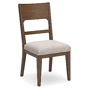 Signature Design by Ashley Cabalynn Traditional Dining Chair Set, 2 Count, Brown & Tan