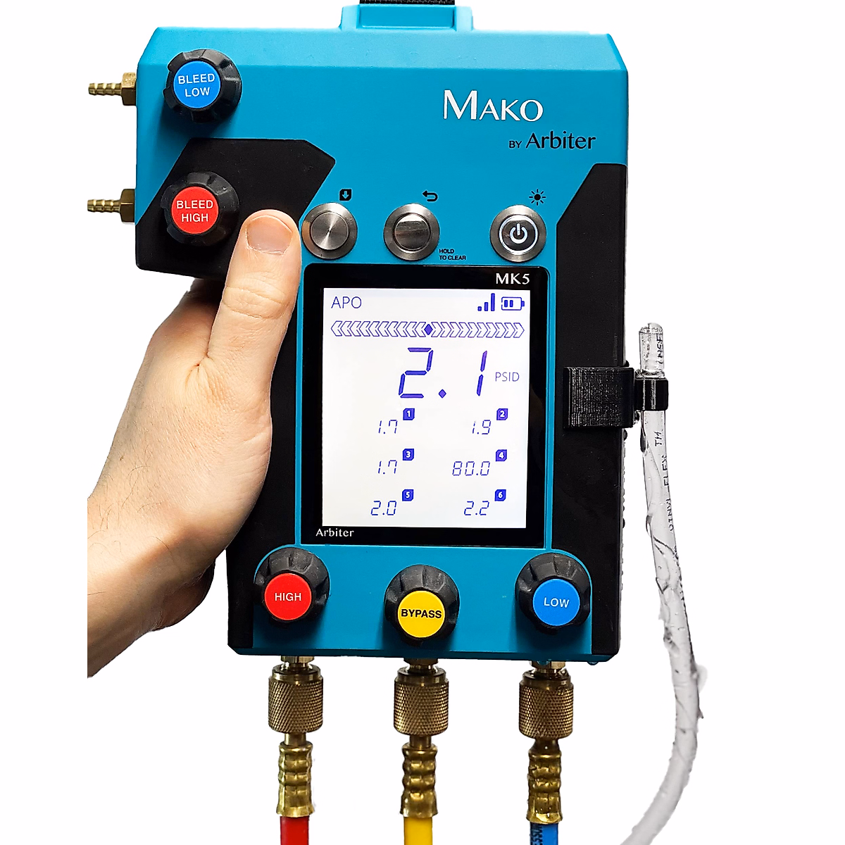 Arbiter Backflow Mako Sight Hose Kit for DCVA Testing