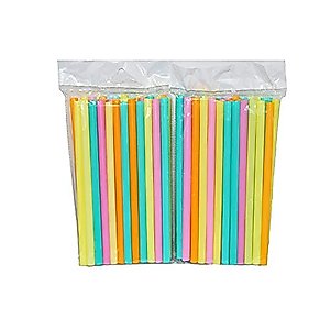 Perfect Stix- 9" Wrapped Milkshake and Smoothie Straws, 0.1" Height, 0.4" Width, 9" Length (Pack of 105) (MegaStraw9-WR-105ct)