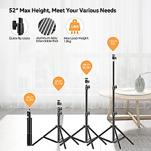 Wonew RGB Selfie Light for Phone, LED Phone Light with 360° Full Color CRI 95+ Dimmable 2500K-9900K, Video Light for Phone iPad, Laptop, Makeup, TikTok, Selfie, Vlog, Video Conference (10'')